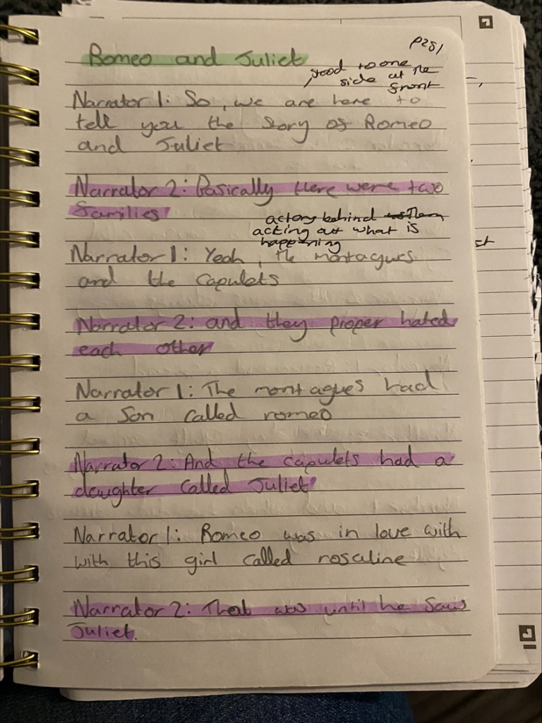 Project 3- Practitioner research essay & performance – extended level 3