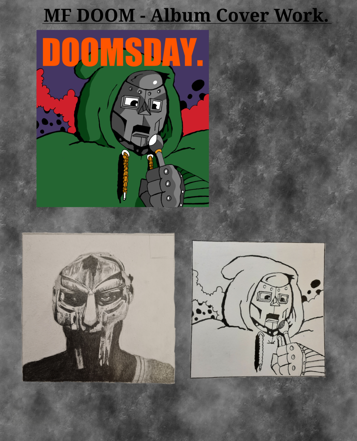 MFDOOM – Album Cover Work. – Adam Afsar