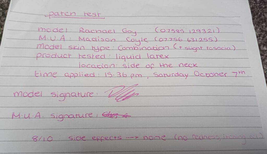 Patch Tests and Choosing a Model: – Madison Coyle