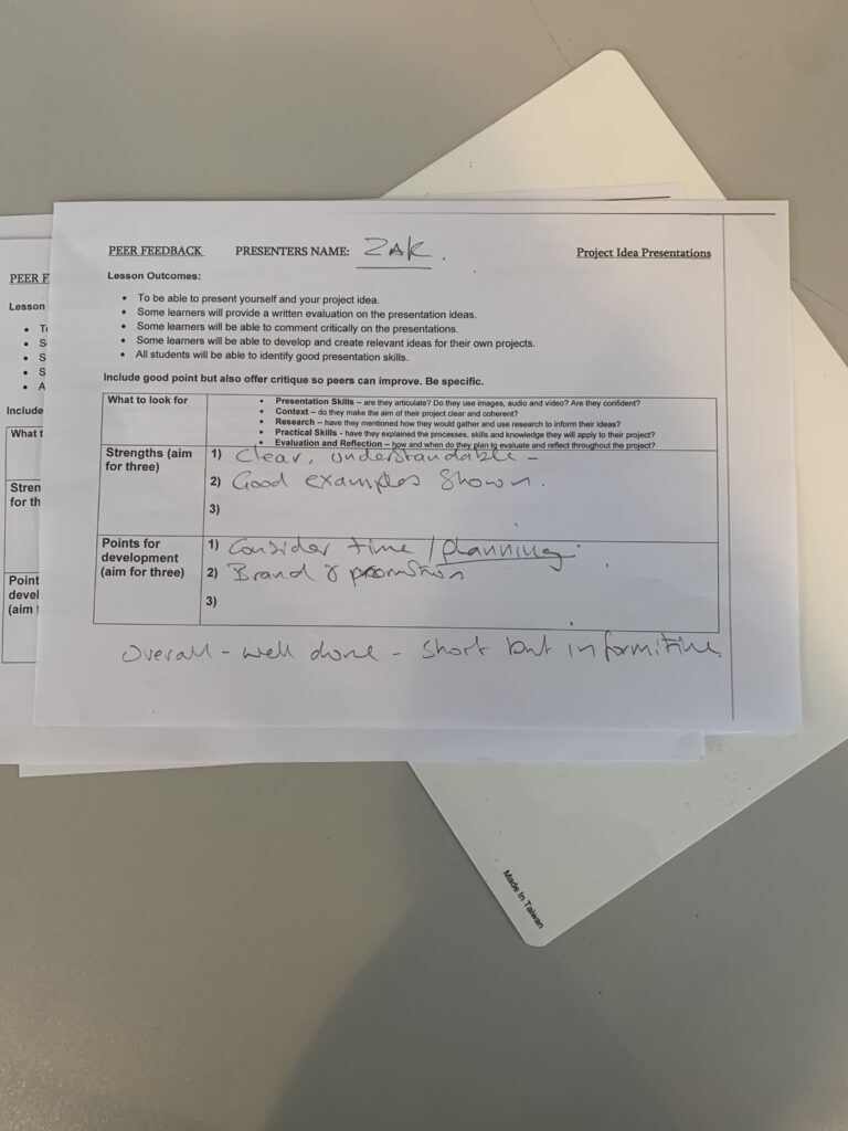 FMP Presentation – Zakariya Mirza